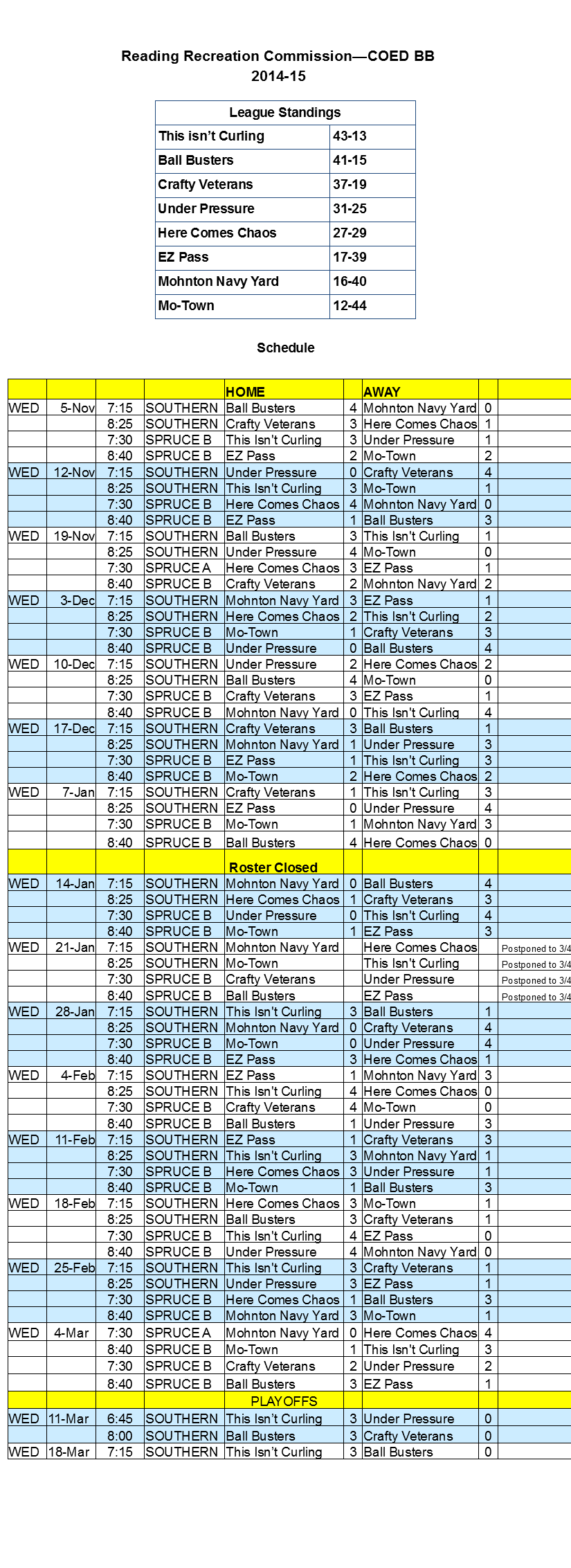 Volleyball | Reading Recreation Commission