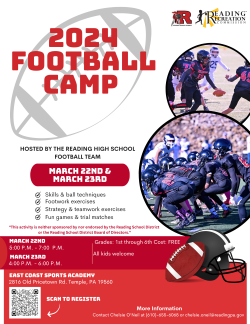 Football | Reading Recreation Commission